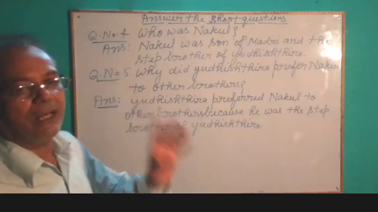 Up board 10th class Lesson-1 The Enchanted Pool short Questions by ...
