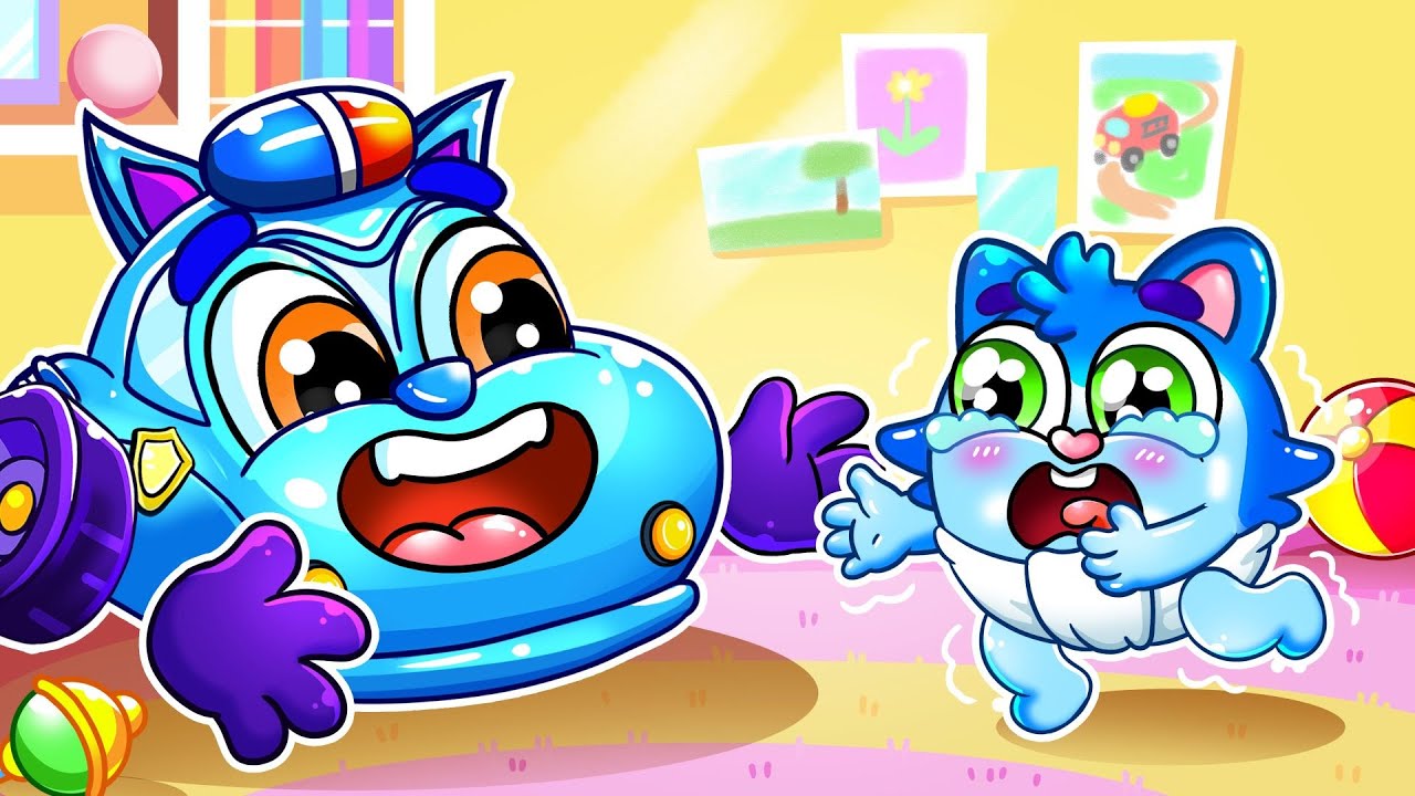 Baby Learn Walking 👶👣 Baby First Steps Song!😻🚌🚓+More Nursery Rhymes by ...