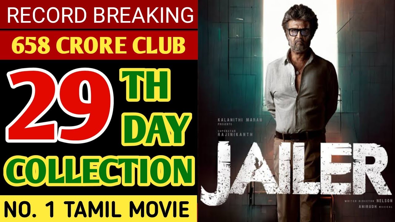 Jailer 29th Day Box Office Collection । Jailer Worldwide Collection। # ...