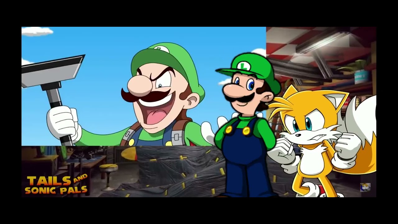Tails Reacts to Tails Vs Luigi animation Multiverse wars ft Luigi - YouTube