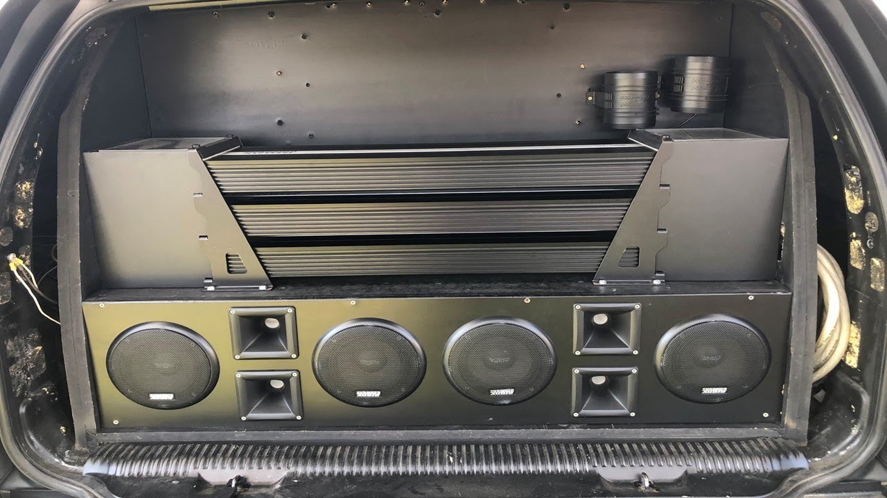 EIGHTEEN 12S INSIDE THIS INSANE CAR AUDIO BUILD! - YouTube