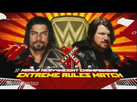 WWE Extreme Rules 2016 Full and Official Match Card