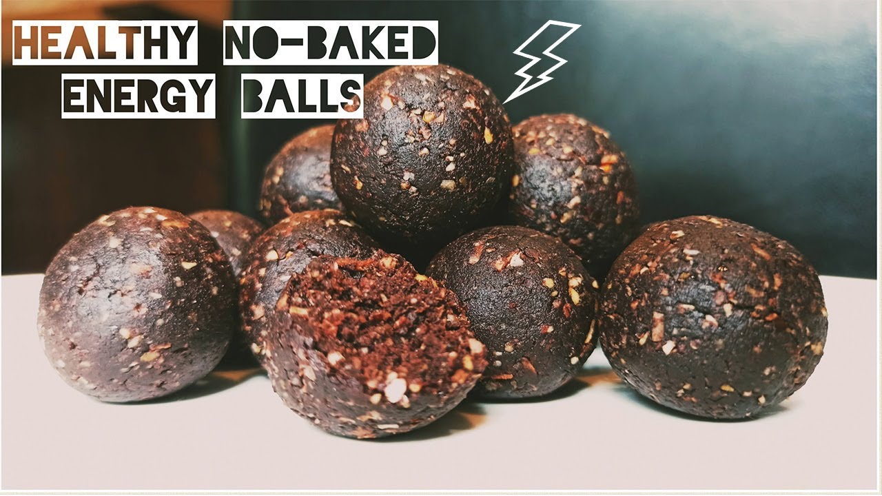 Healthy No Bake ENERGY BALLS / WISHFULKItCHEN - YouTube