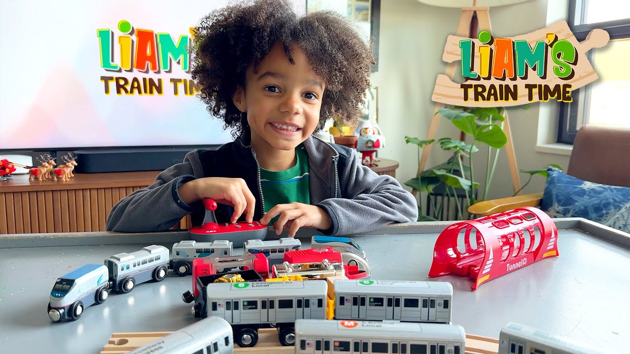 🚂 All Aboard! Explore Trains & Tracks with Liam | Liam’s Train Time ...
