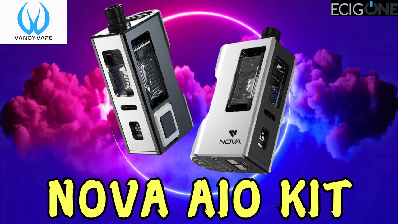 Nova AIO Kit by Vandy Vape | Wick Tutorial Review - YouTube