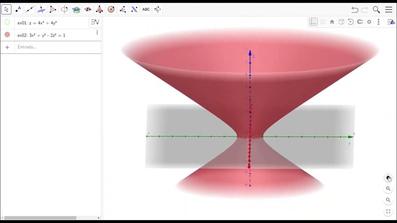 Exercícios Quádricas Geogebra - YouTube