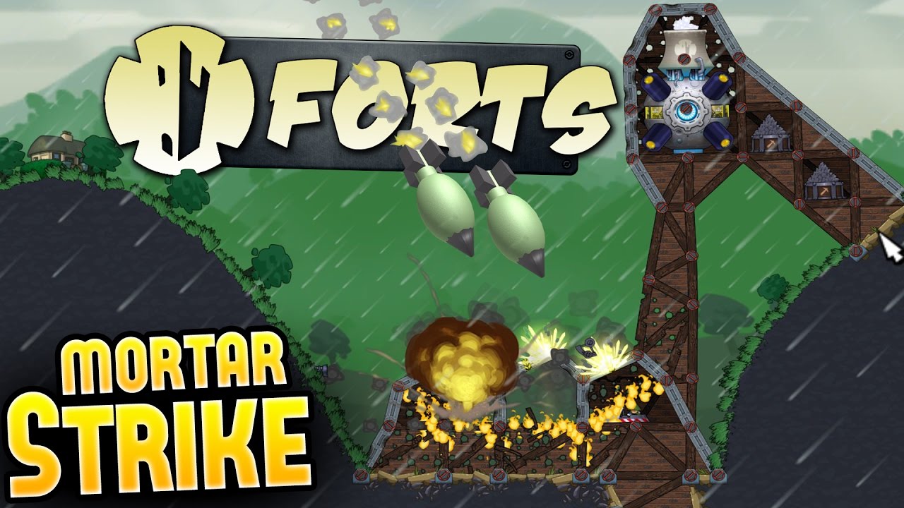 Forts Gameplay - Mortar Striking Forts! - Physics-based Fort Battles ...