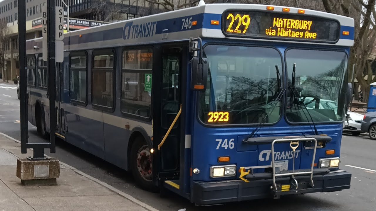 CTTransit 2007 New Flyer D40LF #746 on the 229 (1) - YouTube