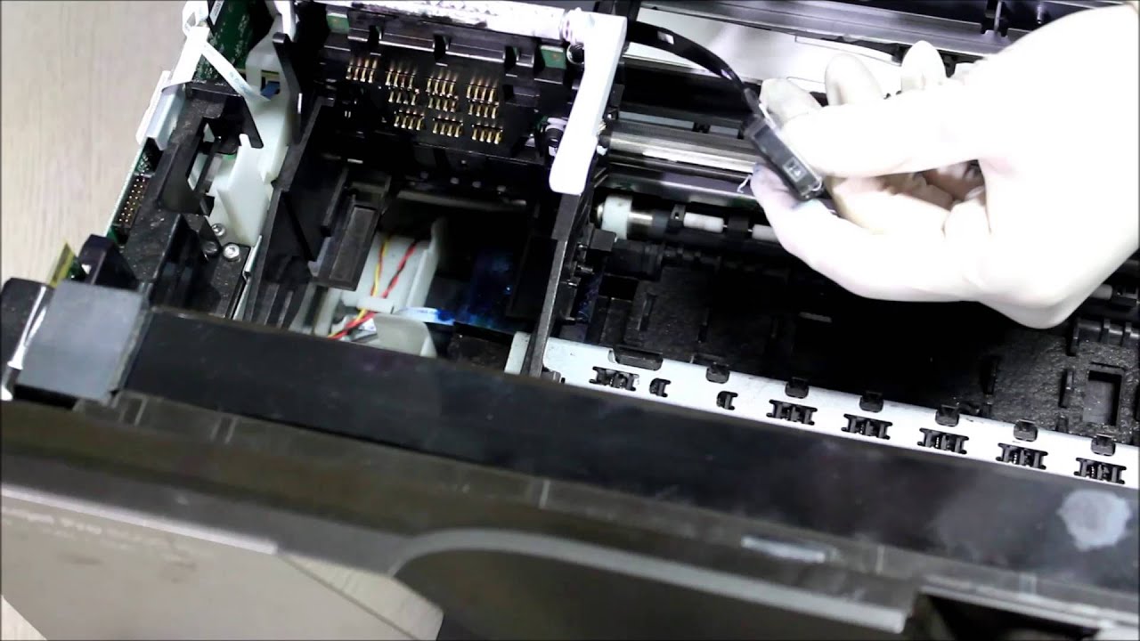 Smartink-printer Media sensor cleaning - YouTube