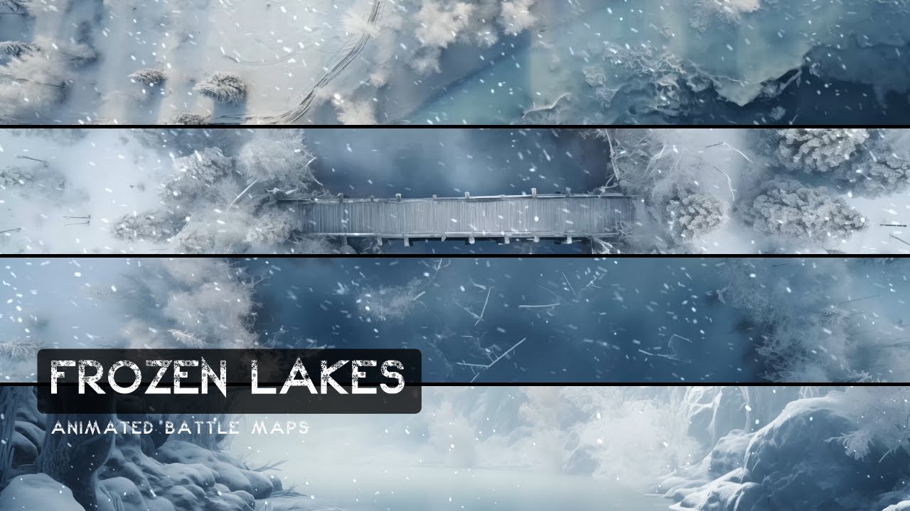 D&D | Frozen Lakes Trailer | Animated Battle Maps - YouTube