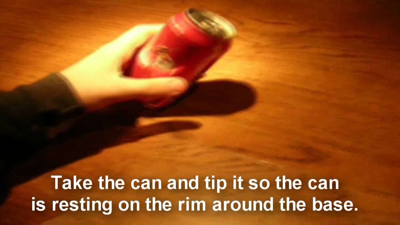 Cool Tricks - How To: Soda Can Balance - YouTube