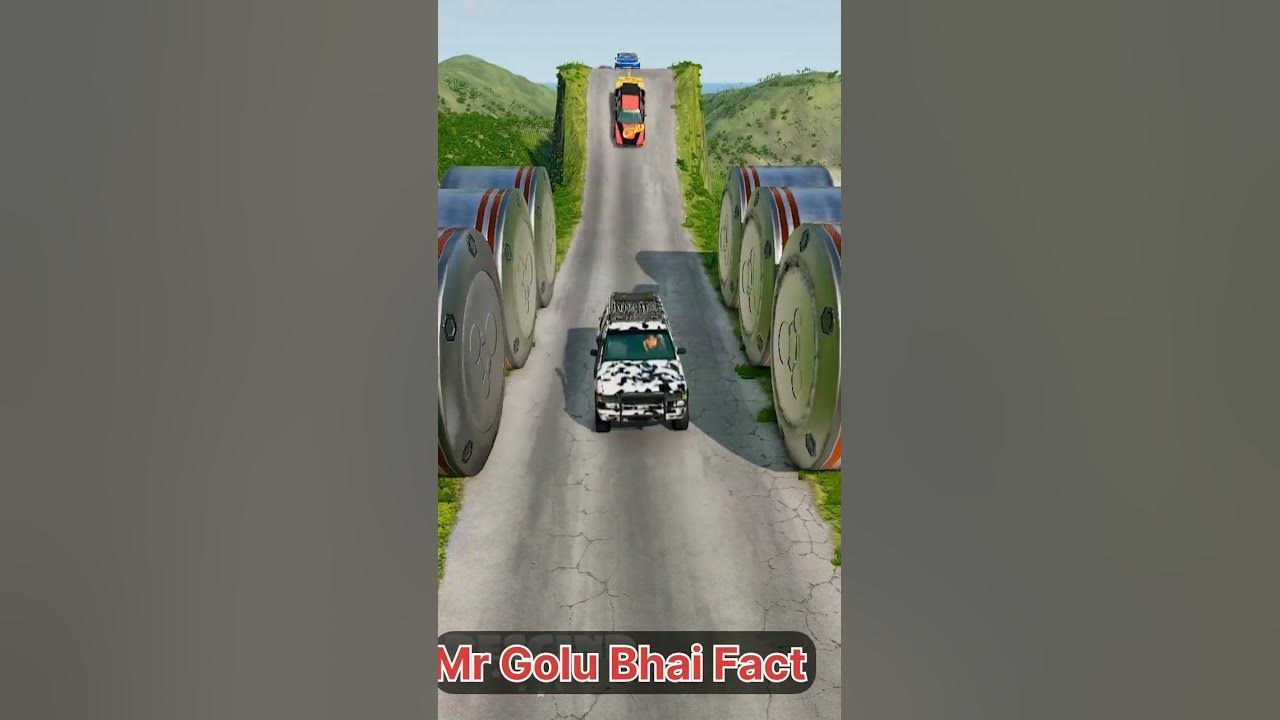 Virat Kohli vs Rohit Sharma vs Cristiano Ronaldo vs Superman ~Car crossing / Mr Golu Bhai Fact# ...