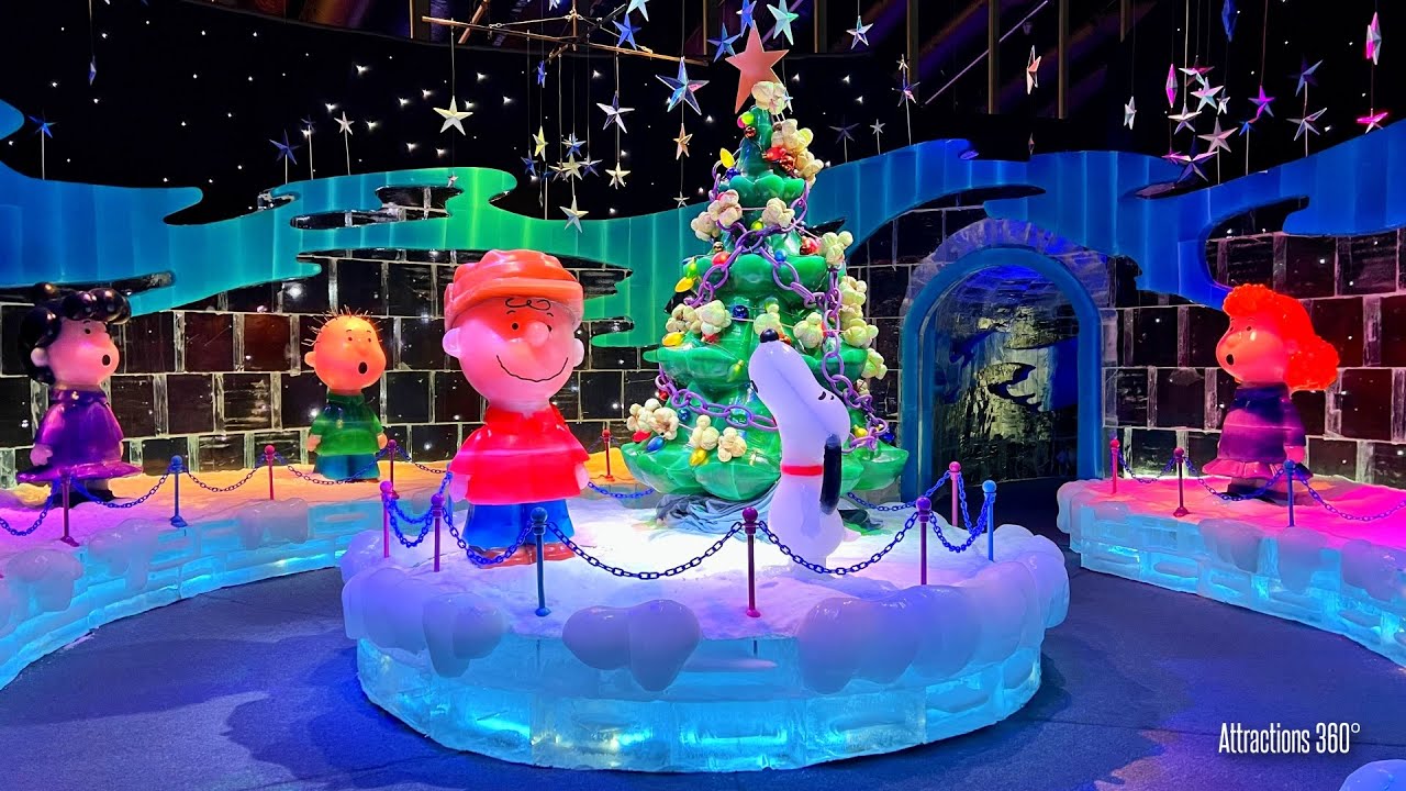 ICE! Charlie Brown Christmas & Ice Slides Attraction | Incredible ICE ...