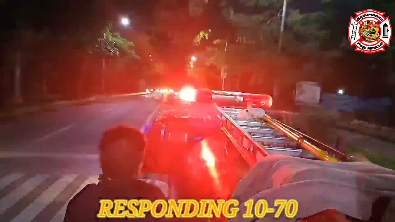 Responding 10-70 @ Saranay road Bagumbong Caloocan - YouTube