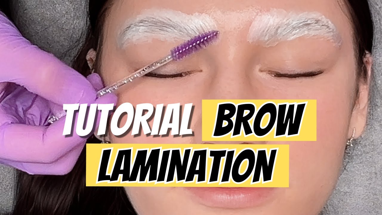 BROW LAMINATION⎥Easy Tutorial: How To Do Brow Lamination [Thuya ...