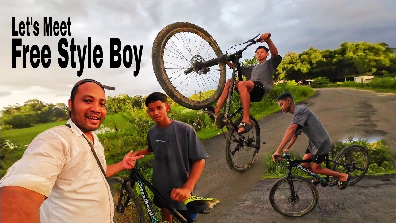 Plutus Cycle Stunt: Let's meet the Free Style Boy. চাইকেলৰ আগচকা আৰু ...