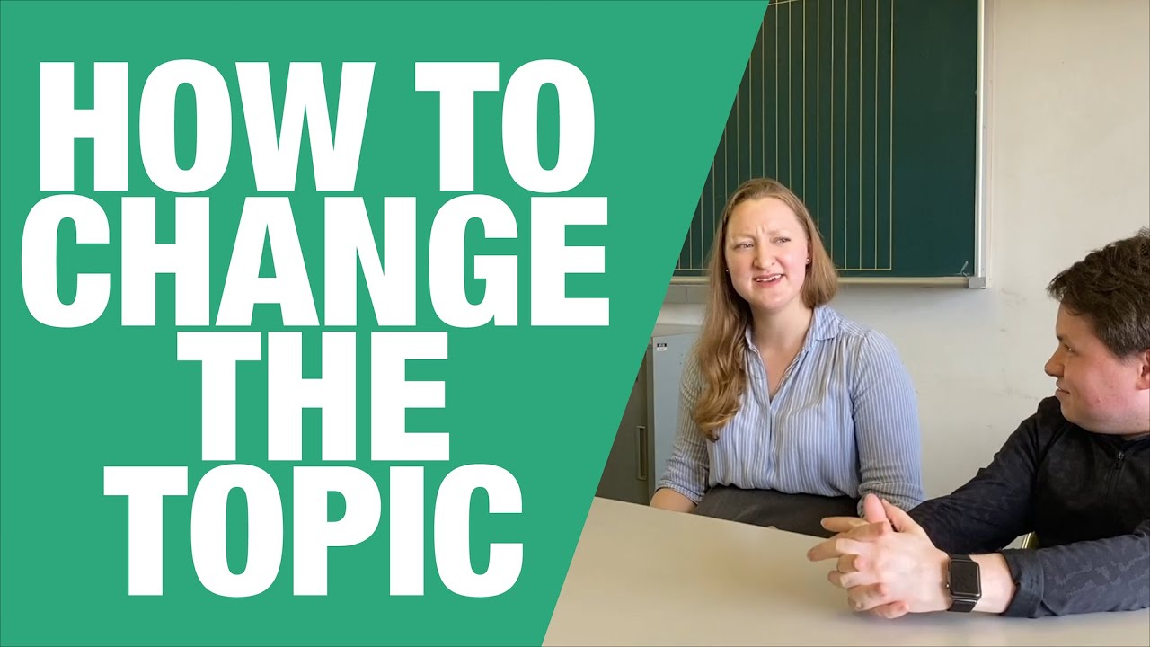 [ 3年 ] Changing the topic - YouTube