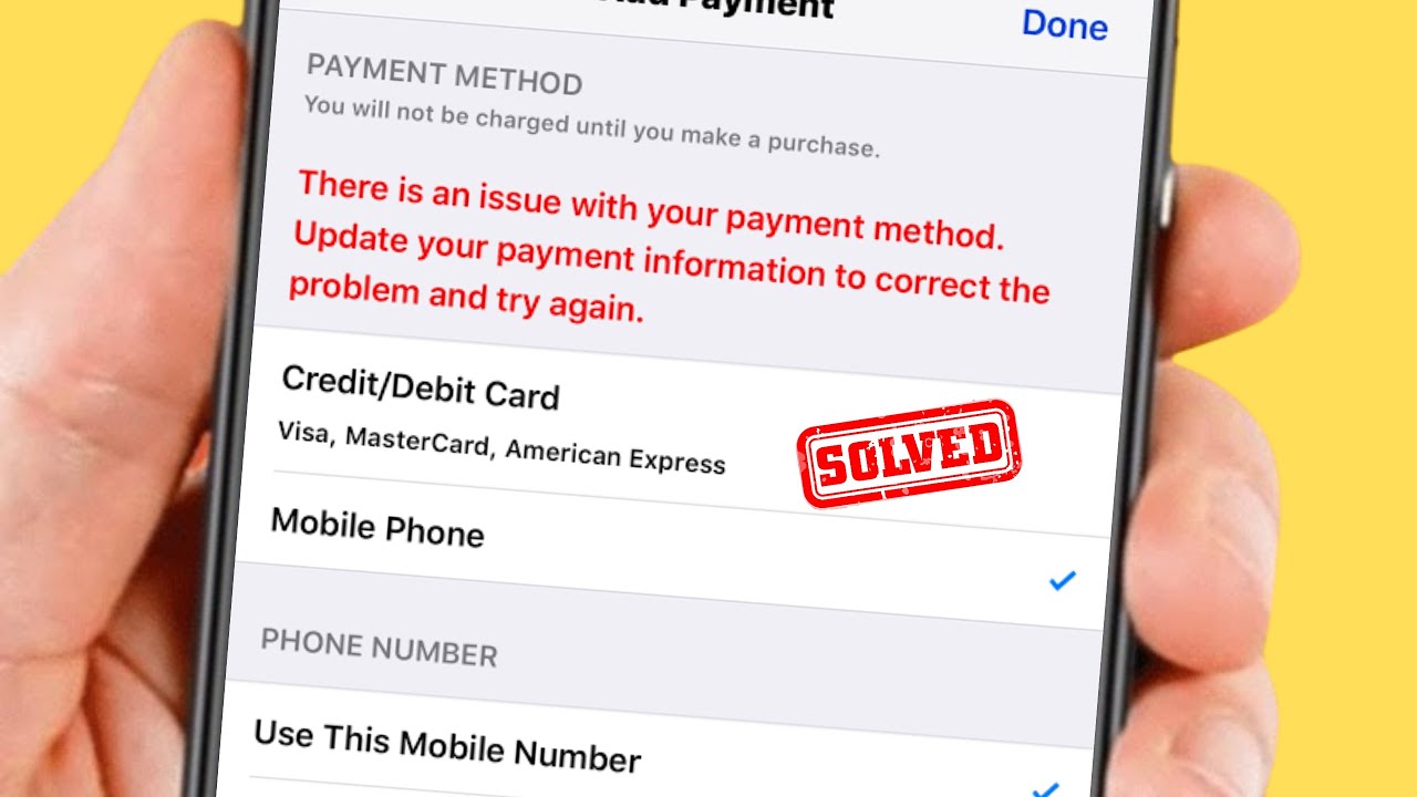 There is An Issue With Your Payment Method Update Your Payment ...