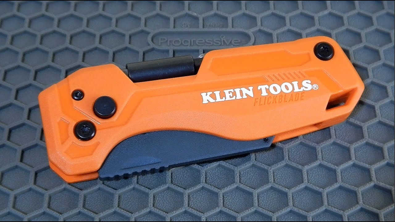 Klein Tools Model 44304 Folding (Flickblade) Utility Knife With ...