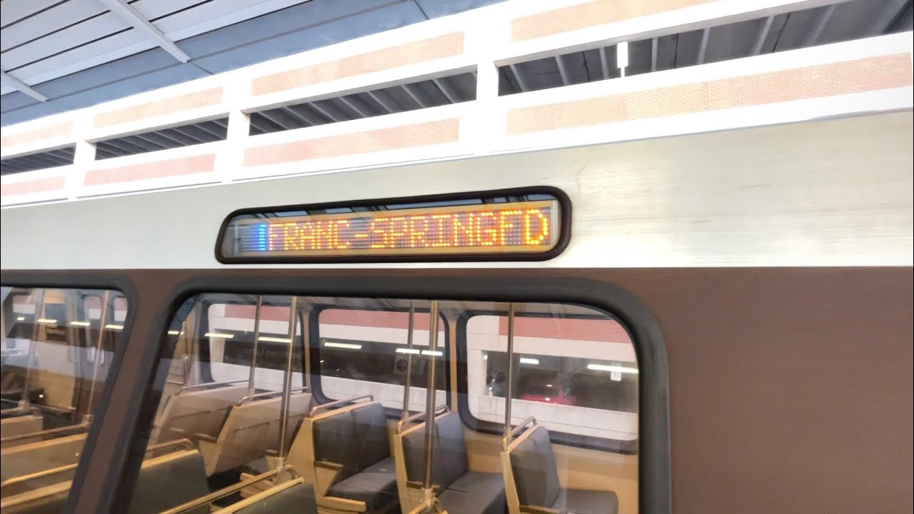 WMATA Subway: Alstom 6k Series 🔵Blue Line🔵 Train from Largo to ...