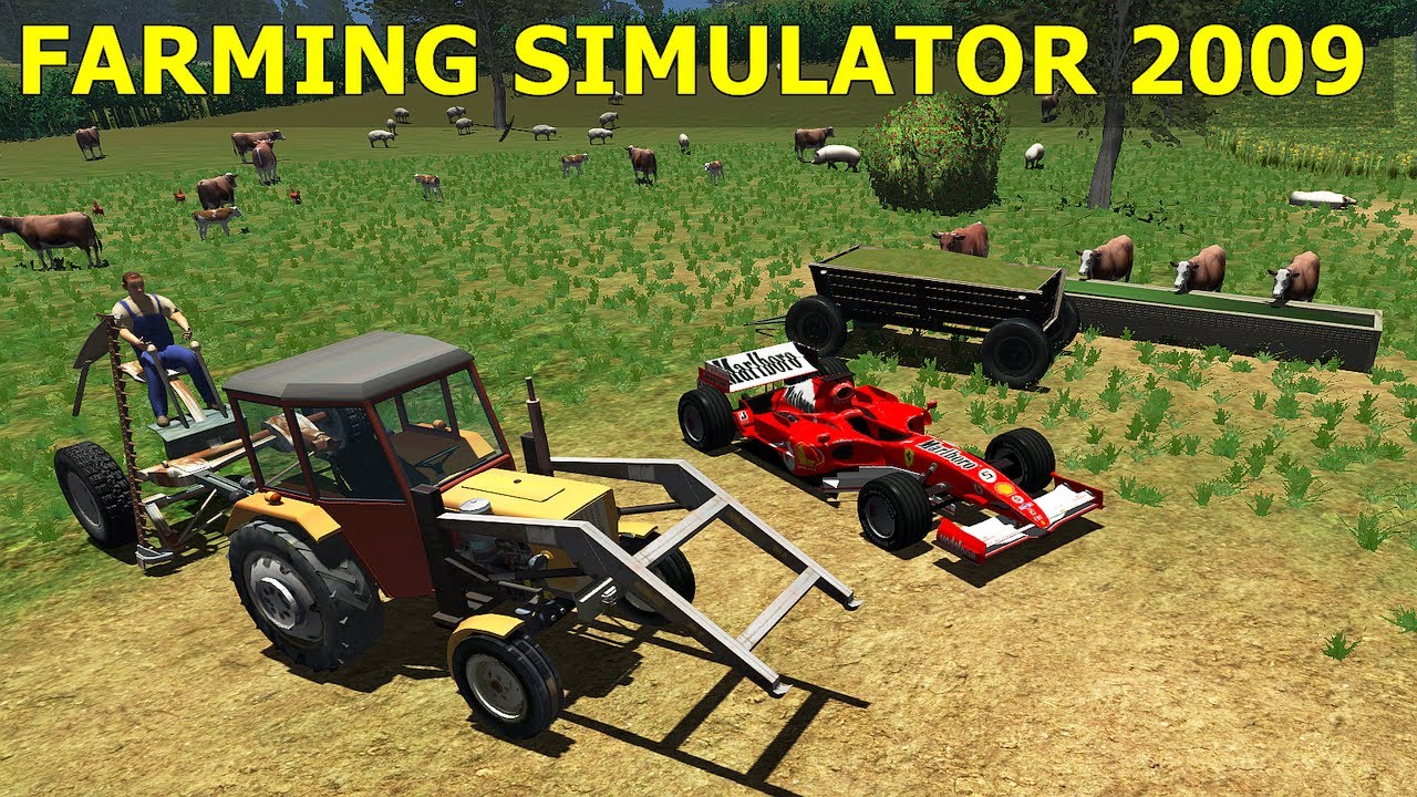 Farming simulator 2009. Surprise - YouTube