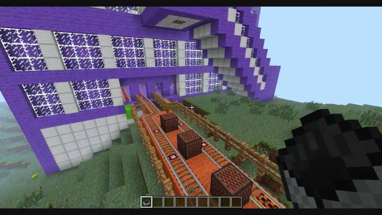 Minecraft train station - Update 1 - Main station - YouTube