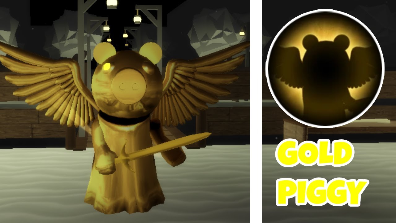 How To Get The "Gold Piggy" Badge & "Gold Piggy" Skin In Piggy: Bot ...