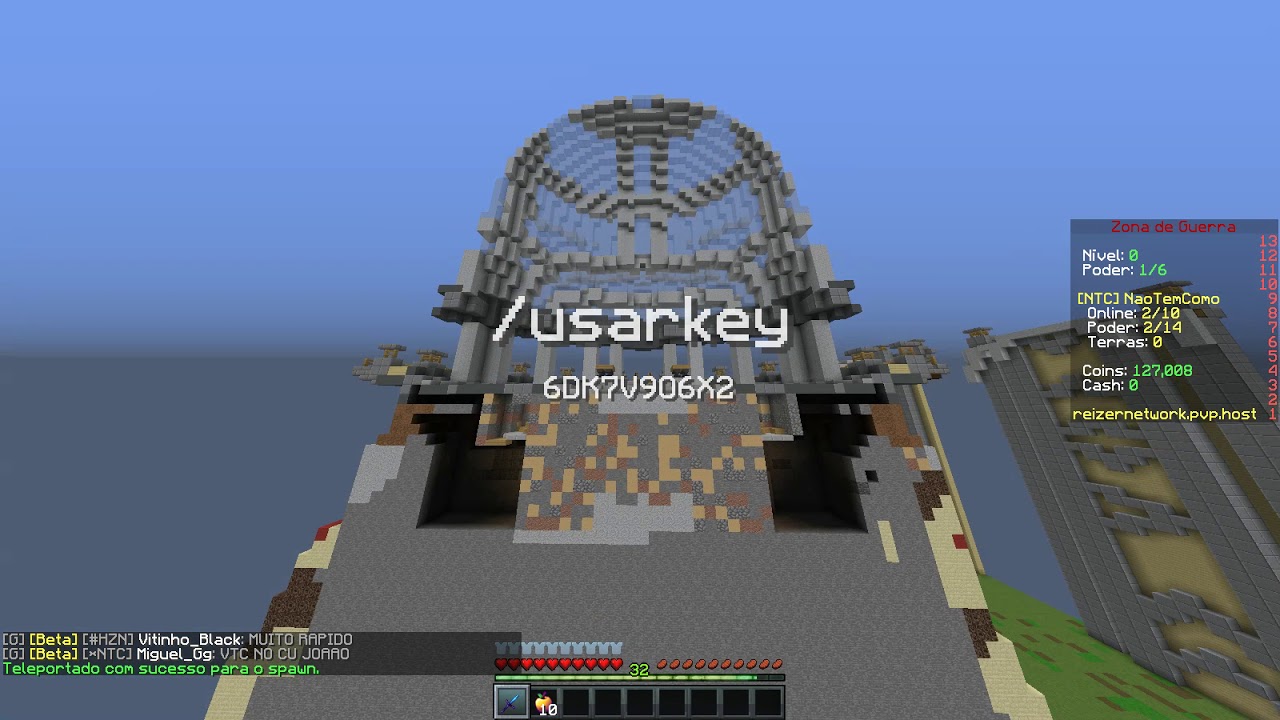 MELHOR SERVER DE FACTIONS!!! (VIP FREE) - YouTube