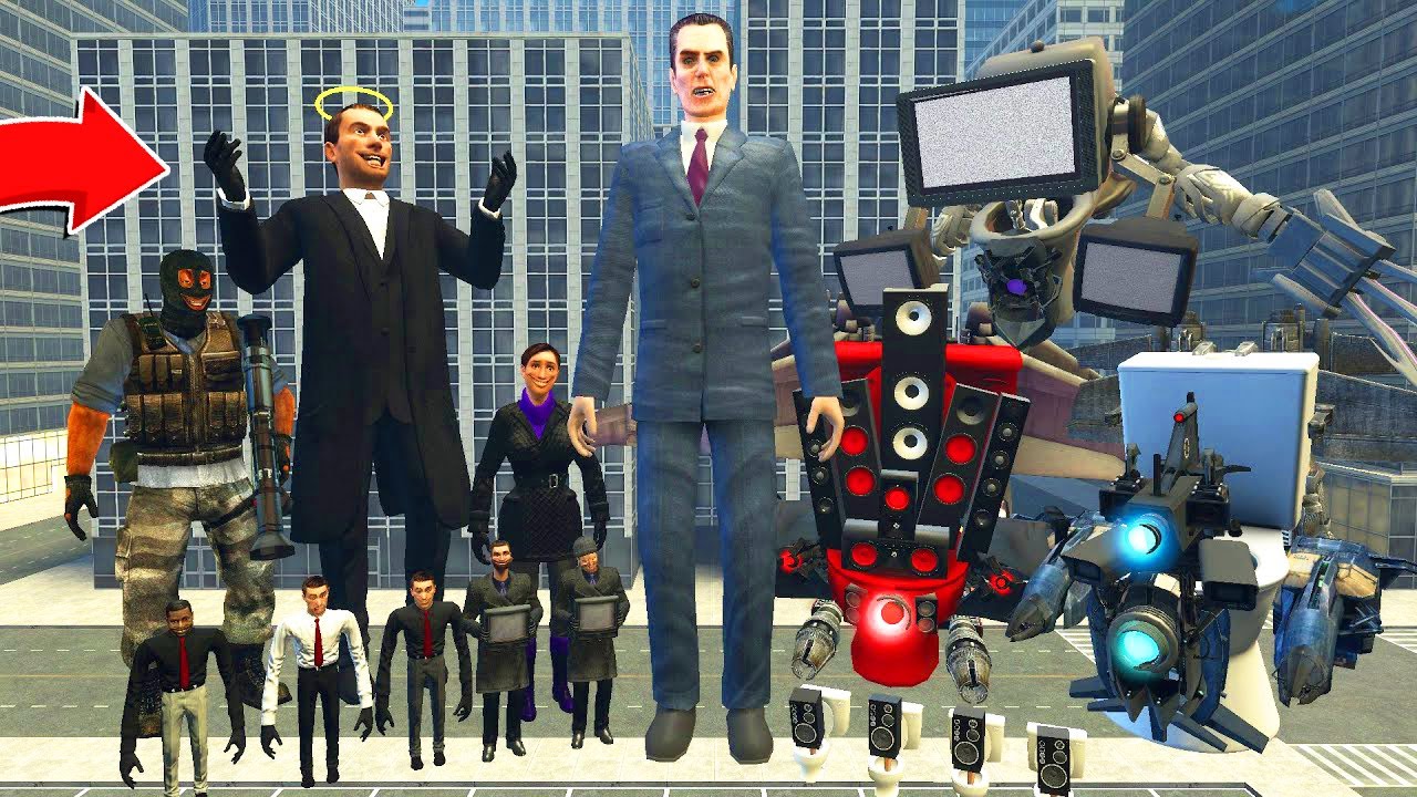 MULTIVERSE G-MAN SKIBIDI VS ROCKET BALACLAVA VS MULTIVERSE CAMERA ...