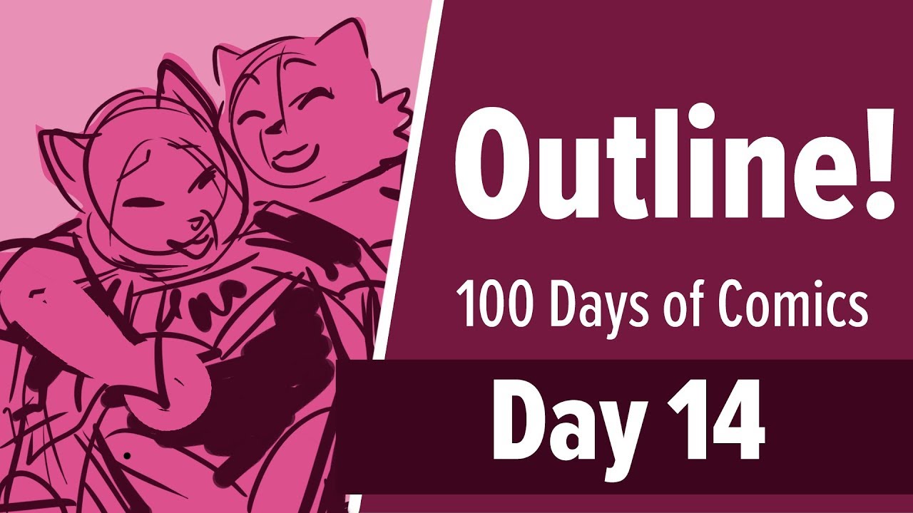 How to Outline Your Comic - 100 Days of Making Comics 2 - DAY 14 - YouTube