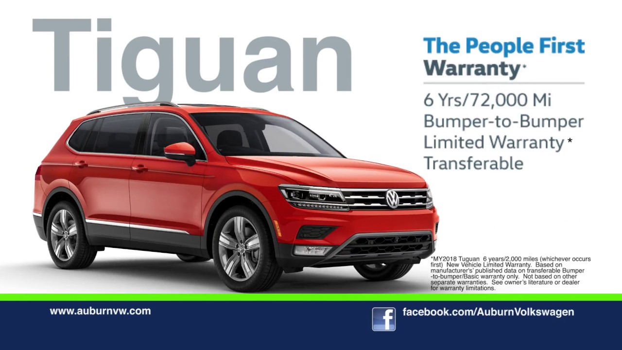 The New 2018 Tiguan is at Auburn Volkswagen - YouTube
