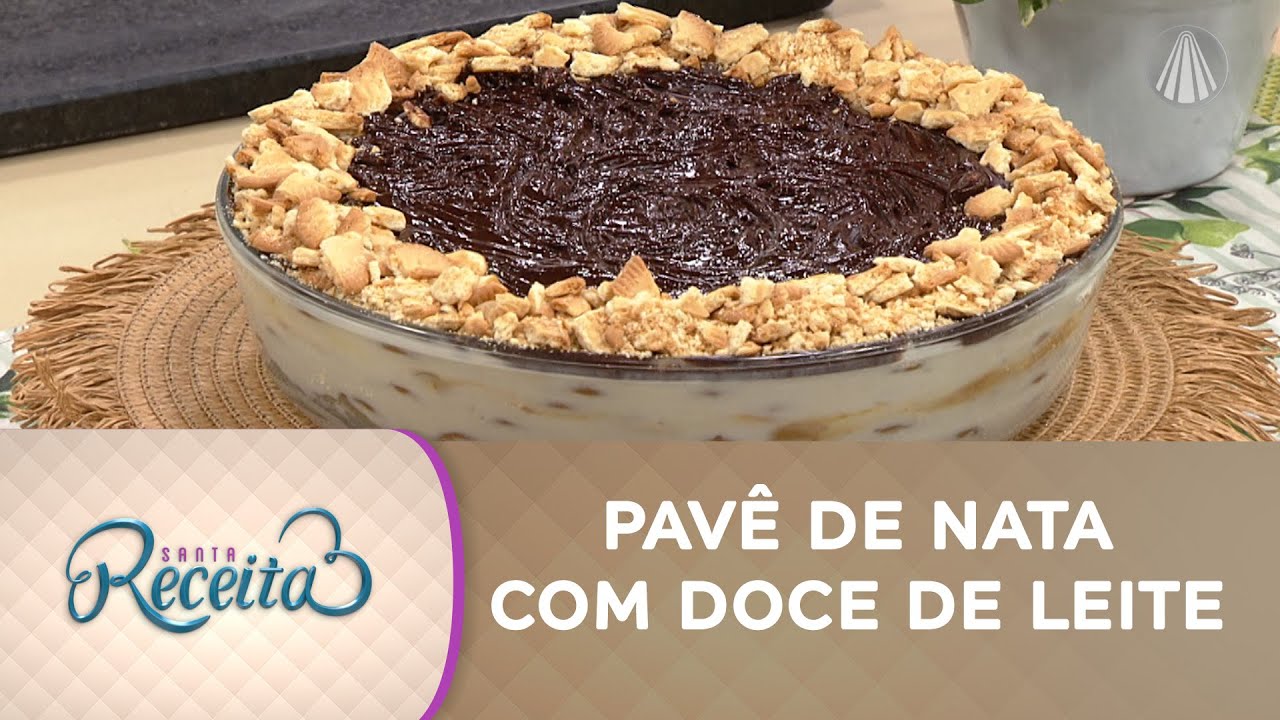 PAVÊ DE NATA COM DOCE DE LEITE para fazer HOJE para a FAMÍLIA! - YouTube