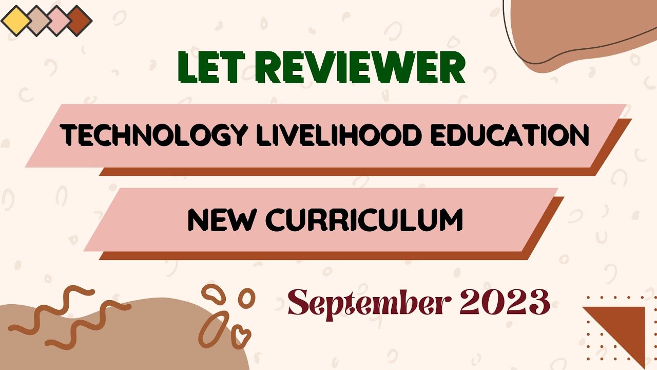 TLE MAJOR: LET REVIEWER 2023 (New Curriculum) - YouTube