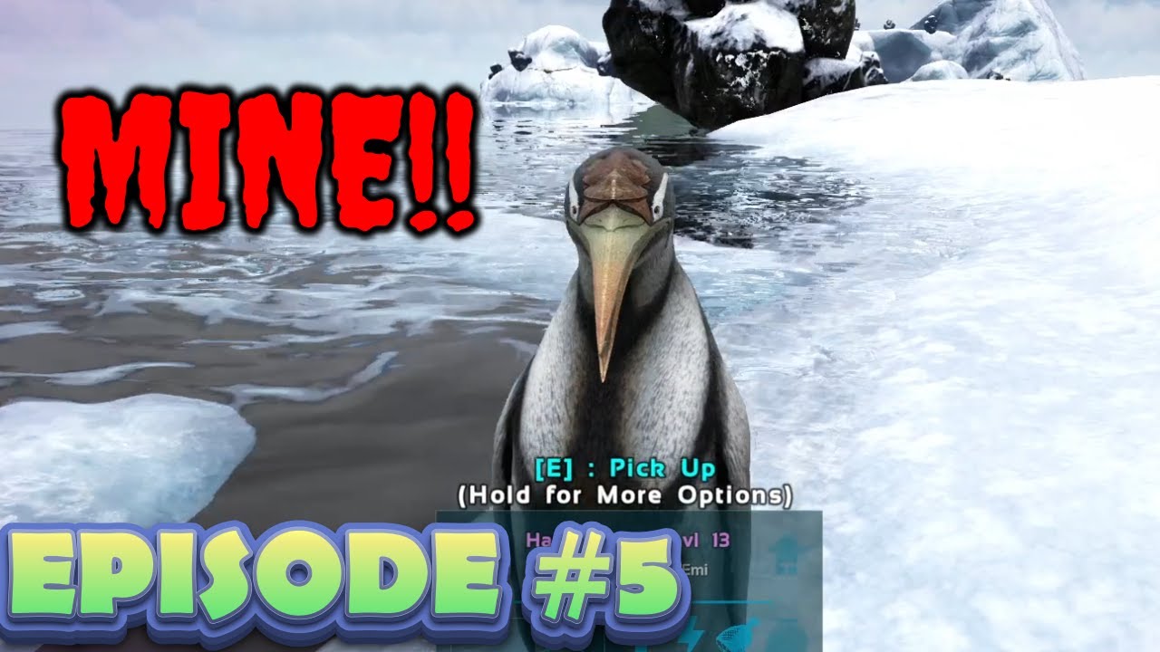 ARK Survival Evolved HAPPY FEET!! : The Island : Ep. 5 - YouTube