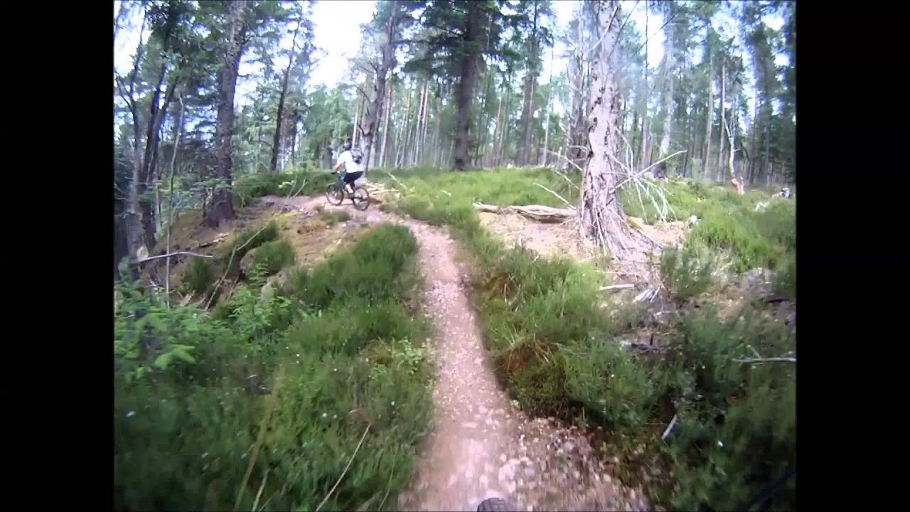 Moray Monster gully monster mtb trail - YouTube