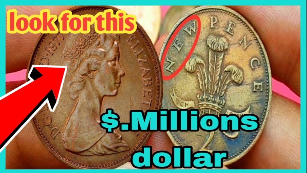 UK Two New pence 1981-1975 Coin velue information and history - YouTube