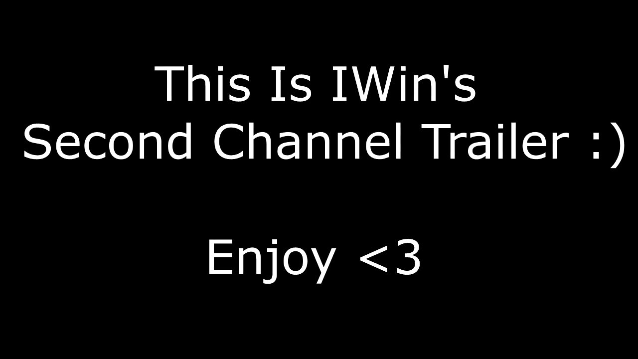 iWin's Second Channel Trailer - YouTube