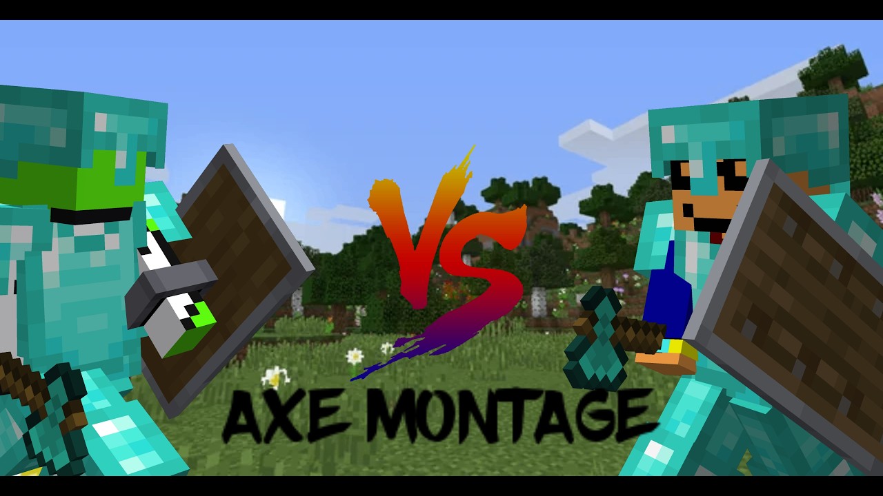 Minecraft Axe PVP montage | #minecraft #mc #pvp - YouTube