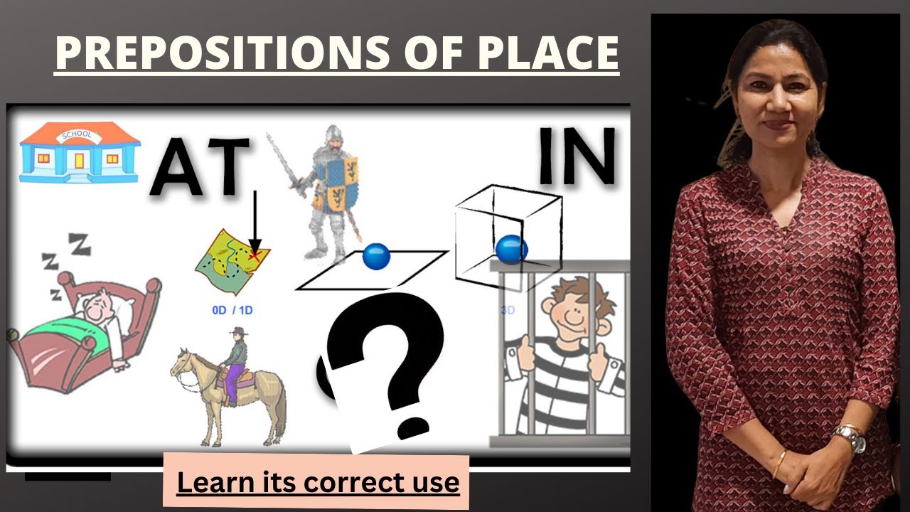 'AT' AND 'IN' | PREPOSITIONS OF PLACE | LEARN TO USE THEM CORRECTLY ...