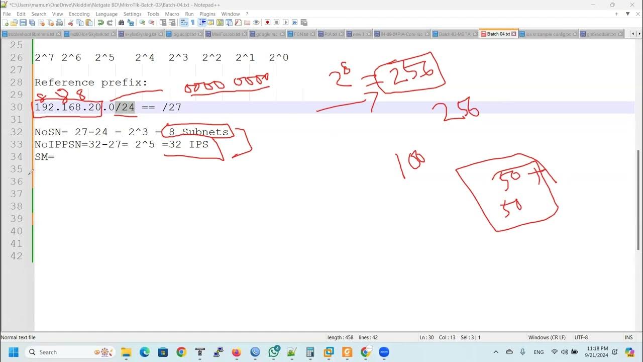 Day-02-Part-02 || IP addressing and Subnetting - YouTube