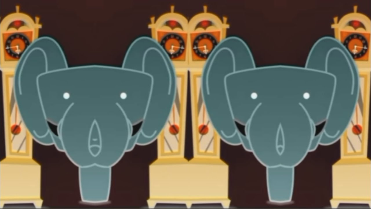 THE CARTOON ELEPHANT || HICKORY DICKORY DOCK VIDEO EFFECTS / VIDEO ...