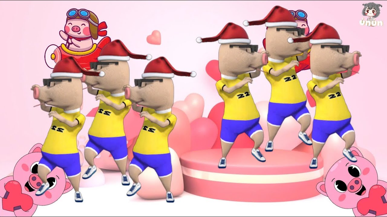 Heo Ủn Ỉn - Heo Vàng Nhảy Cha Cha | Pig Dance Cute | Nhạc Hoạt Hình Con ...