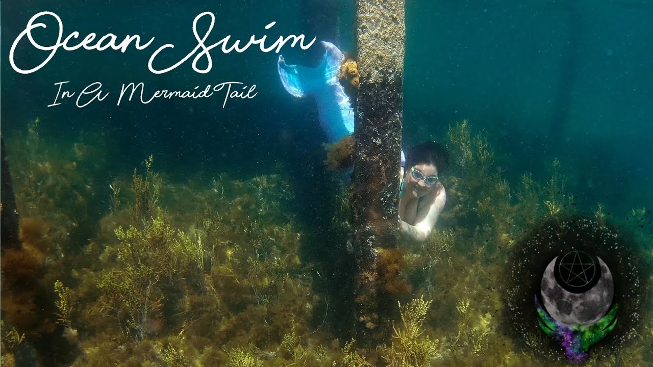 First Ocean Swim in a Mermaid Tail - 2021 - YouTube