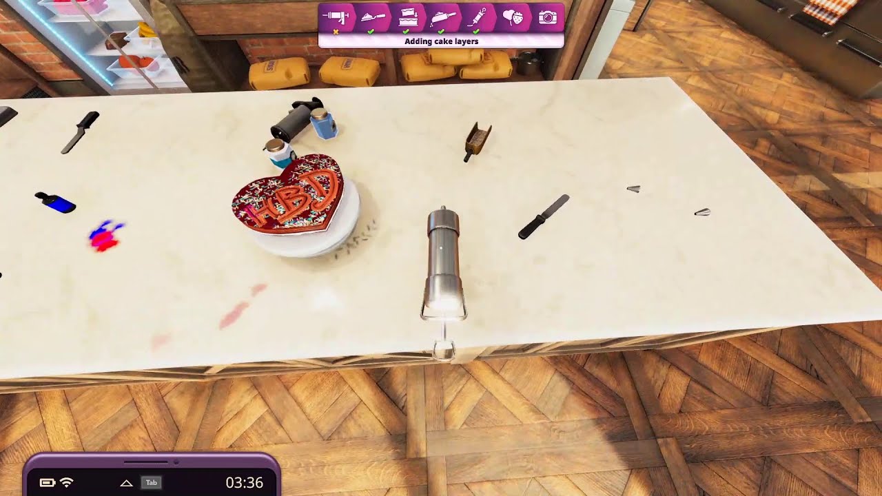 Cooking Simulator Cakes and Cookies DLC - chocolate fudege cake day 1 ...