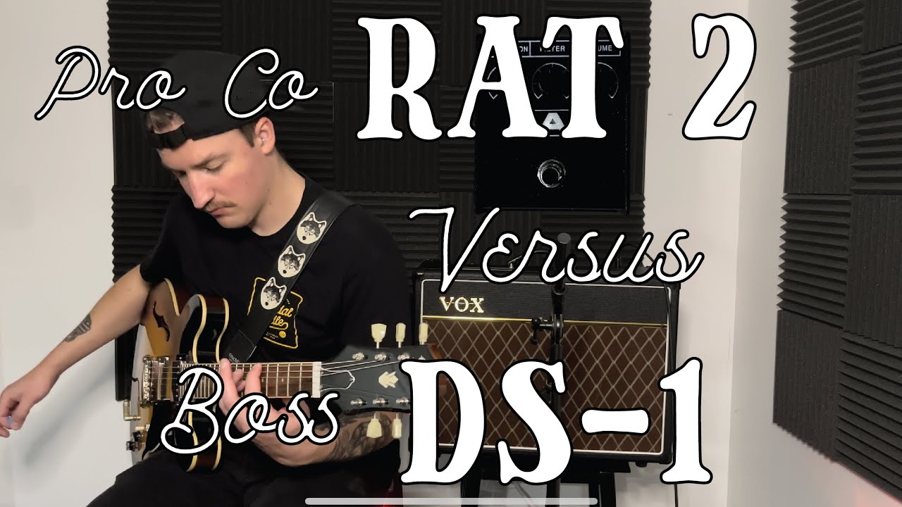 Pro Co RAT 2 vs. Boss DS-1 Distortion - YouTube