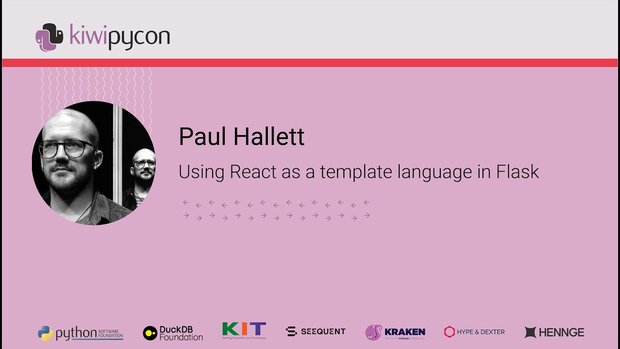 Using React as a template language in Flask by Paul Hallett - YouTube