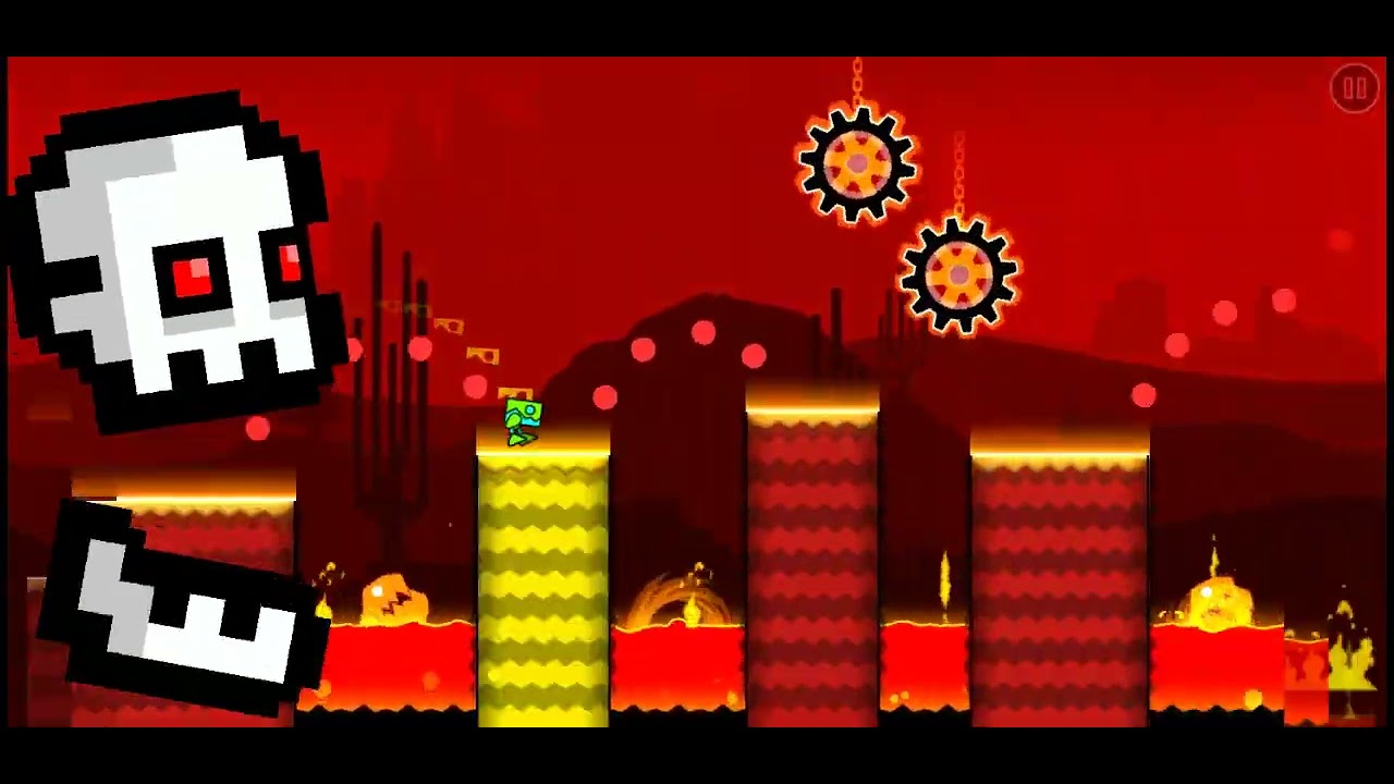 Beating- Press start - Geometry Dash Subzero - YouTube