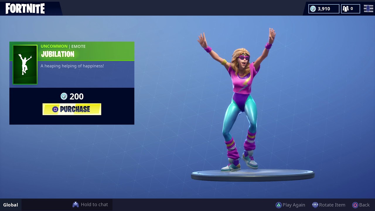 Fortnite - Jubilation Emote with Aerobic Assassin - YouTube