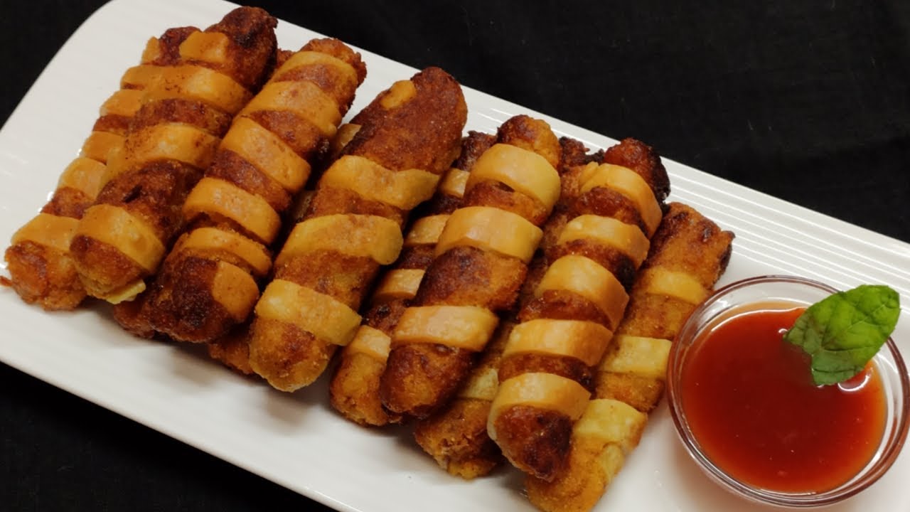 আলুৰ roll একেবাৰে সহজতে সকলোৱে বনাব পাৰিব/Potato curl Roll/Tasty Snacks ...