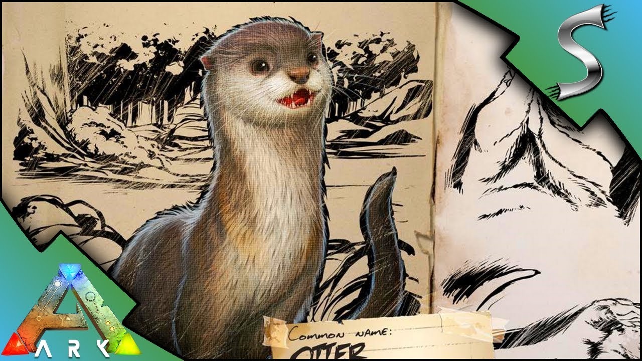ARK OTTER DOSSIER! NEW TEK SWORD/SHIELD/LIGHTS! TAMABLE TITANOBOAS ...